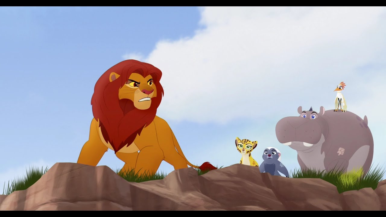 Simba jako przywódca Lwiej Straży | Lwia Straż: Wyprawa do Udugu - YouTube