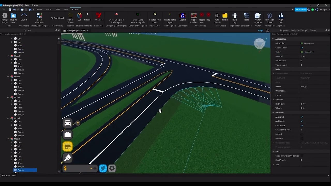 Another video of Bourgist working on the old Driving Empire map - YouTube