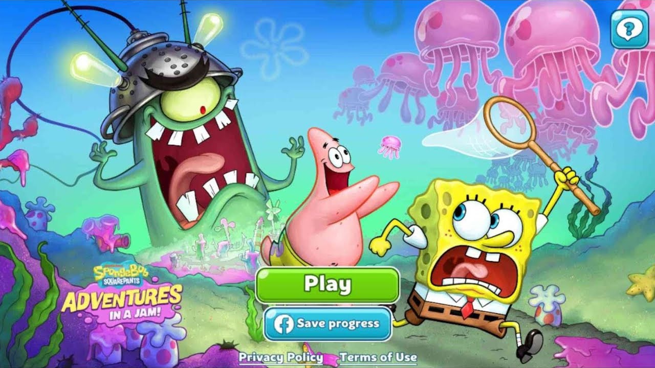 Android - Spongebob Squarepants: Adventures in a Jam! 'Intro, Title ...
