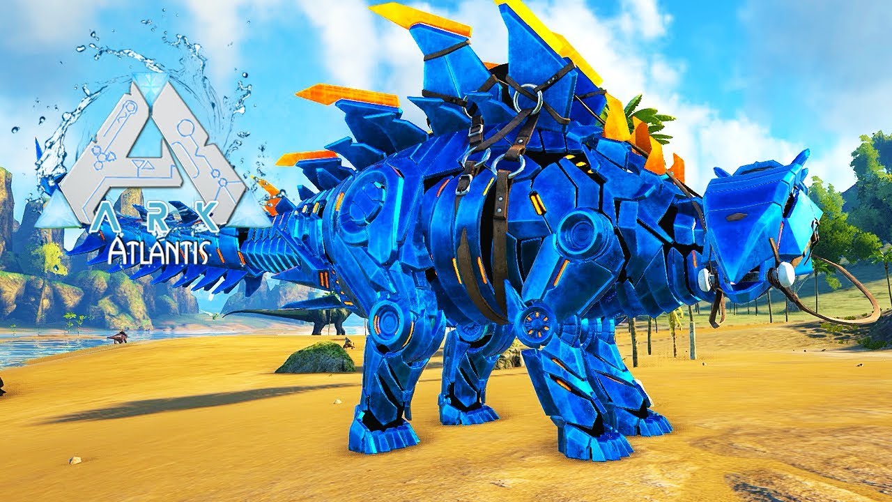 ARK Atlantis EP19 - Domamos Um Prome Stego! - YouTube