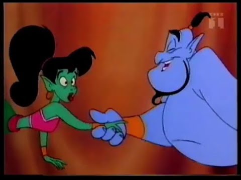 Genie bliver forelsket - Aladdin klip på dansk