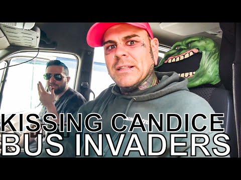 Kissing Candice - BUS INVADERS Ep. 1472