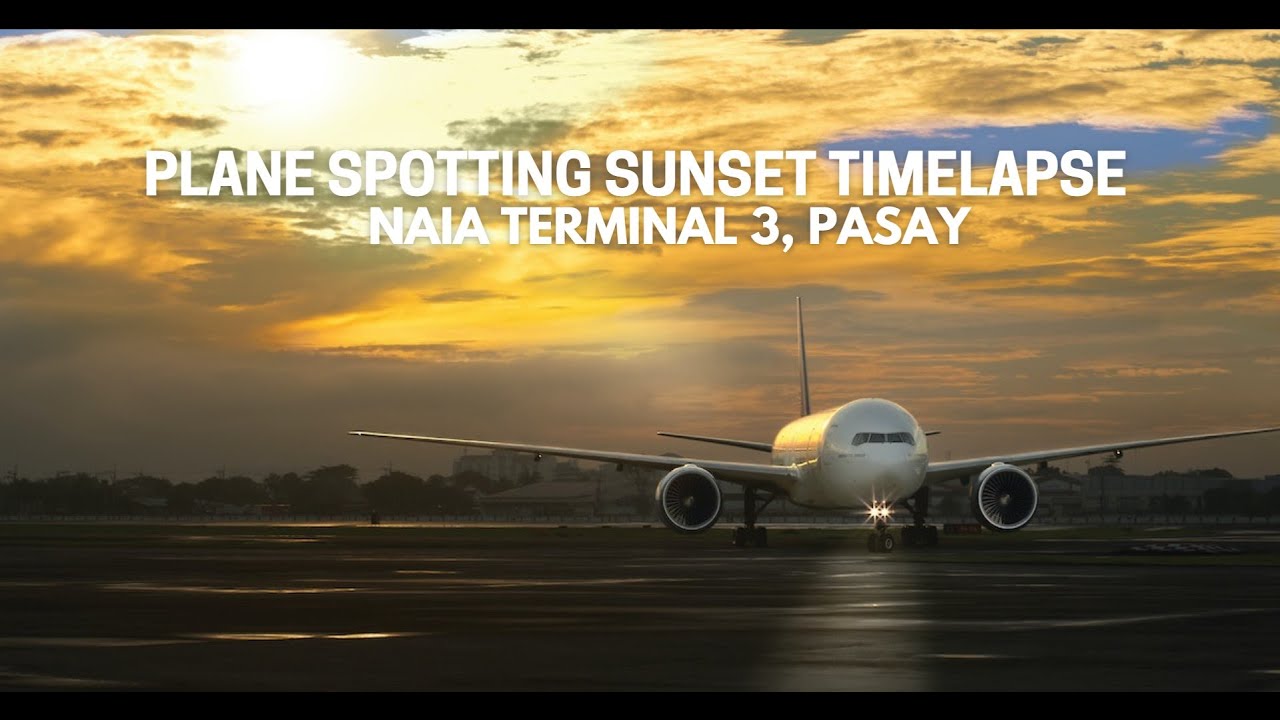 AIRPORT VIEW NAIA SUNSET TIMELAPSE | 10TH FLOOR, HOLIDAY INN - YouTube
