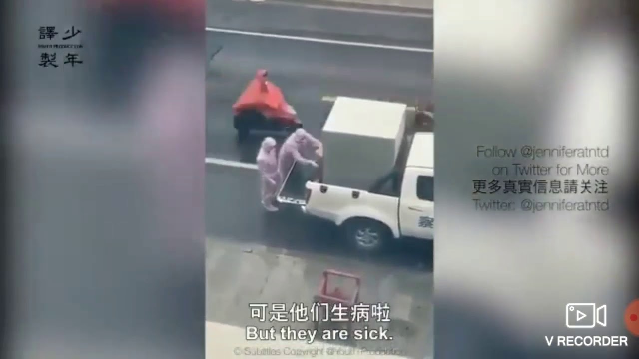 Woman screaming inside quarantine box in China - YouTube