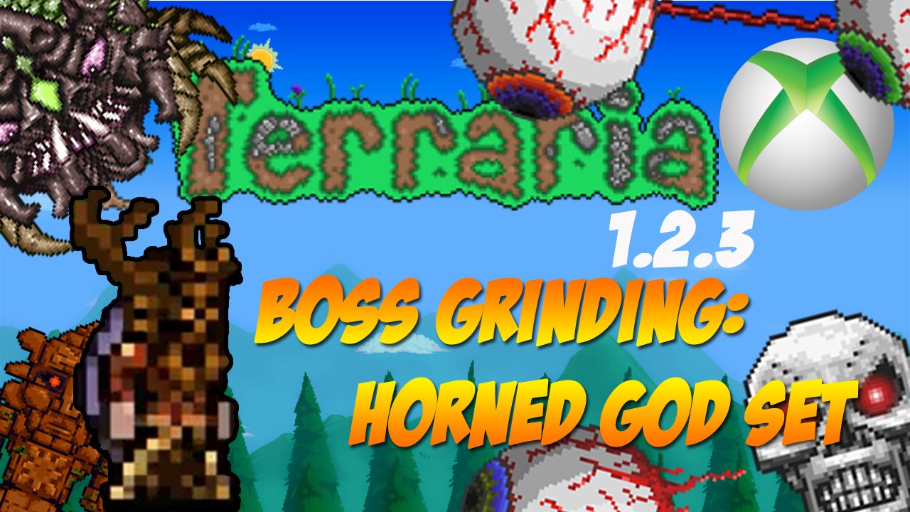 Terraria 1.2.3 Console Update - Horned God Set Boss Grinding [Xbox ...