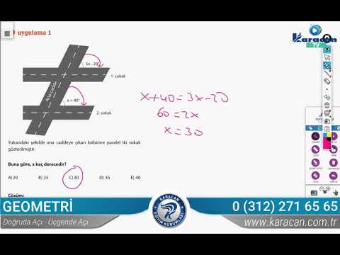 Karacan TV - Geometri / Doğruda Açı - Üçgende Açı