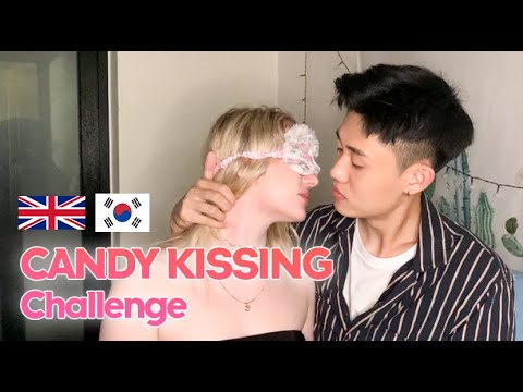 [AMWF] THE CANDY KISSING CHALLENGE💋 (Korean British Couple) - YouTube