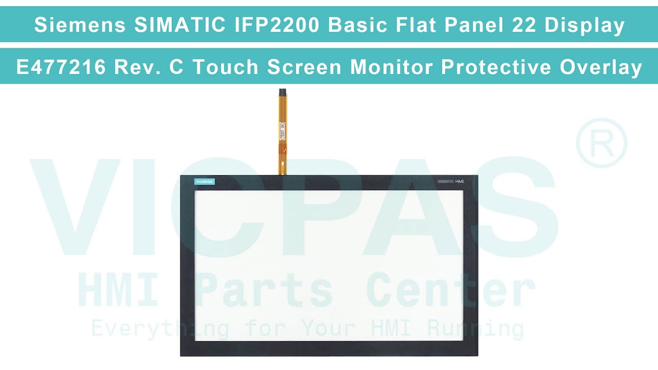 Siemens IFP2200 Basic Flat Panel Series E477216 Rev. C Protective Film ...