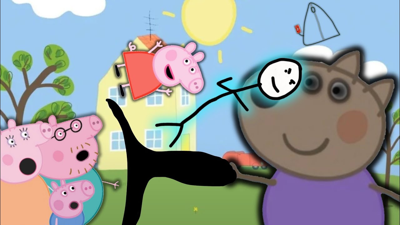EL SHOW DE STICKMAN EP 3 PEPPA PIG - YouTube