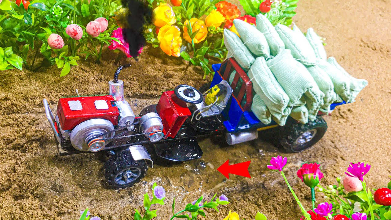 Diy tractor making heavy loading rickshaw new technology science ...