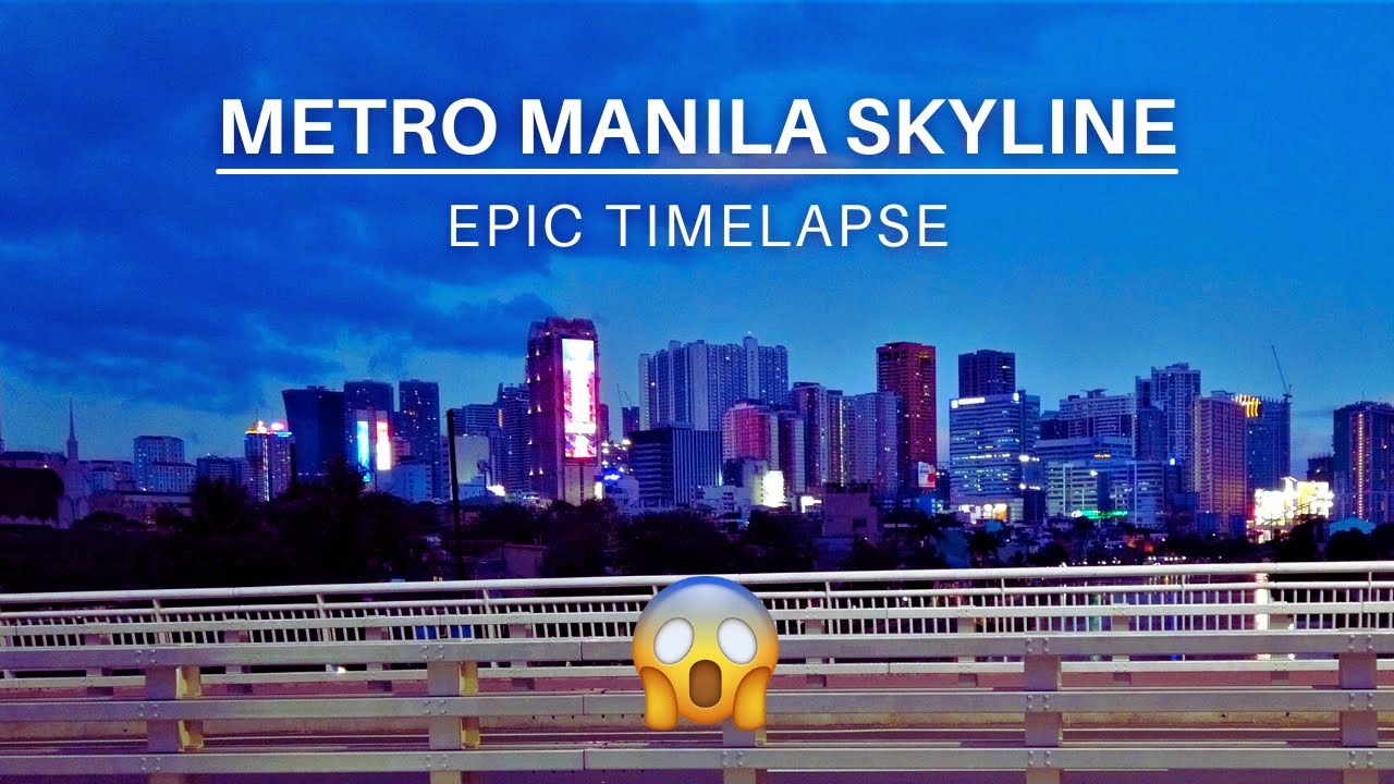 Metro Manila Skyline | Epic Time Lapse ⛈️ - YouTube