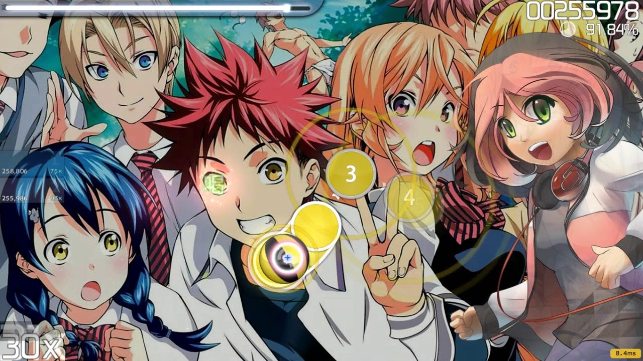 OSU! Gameplay - (Shokugeki no Soma - Spice) - YouTube