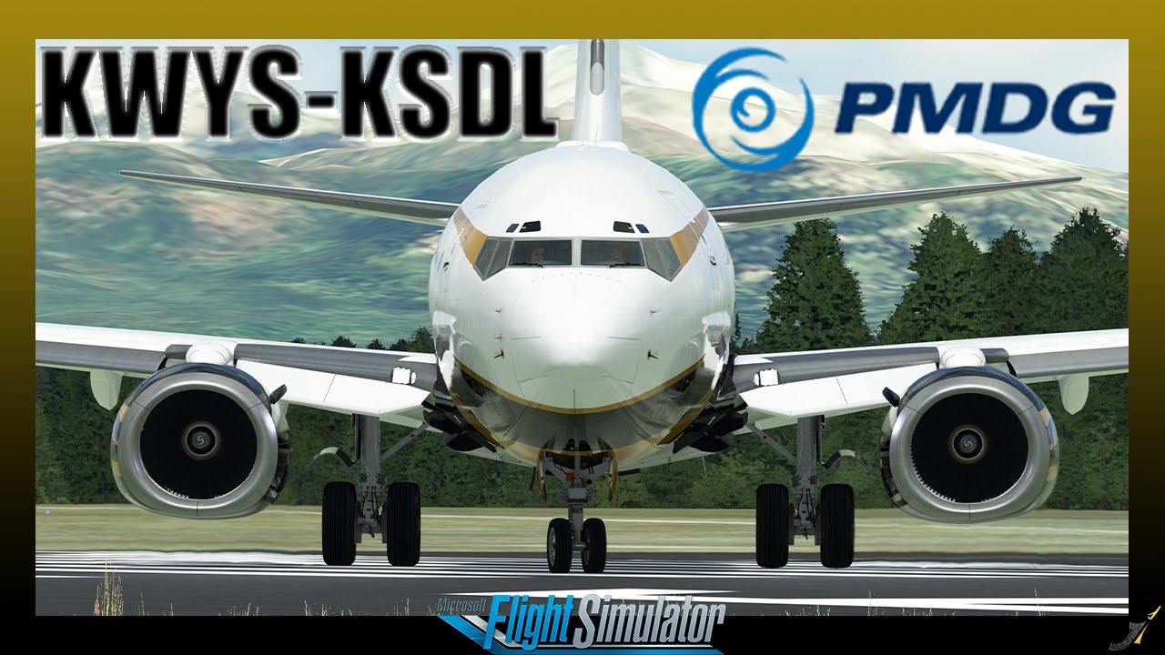 MSFS 2020 Live | Yellowstone to Scottsdale | PMDG Boeing 737-700 BBJ ...