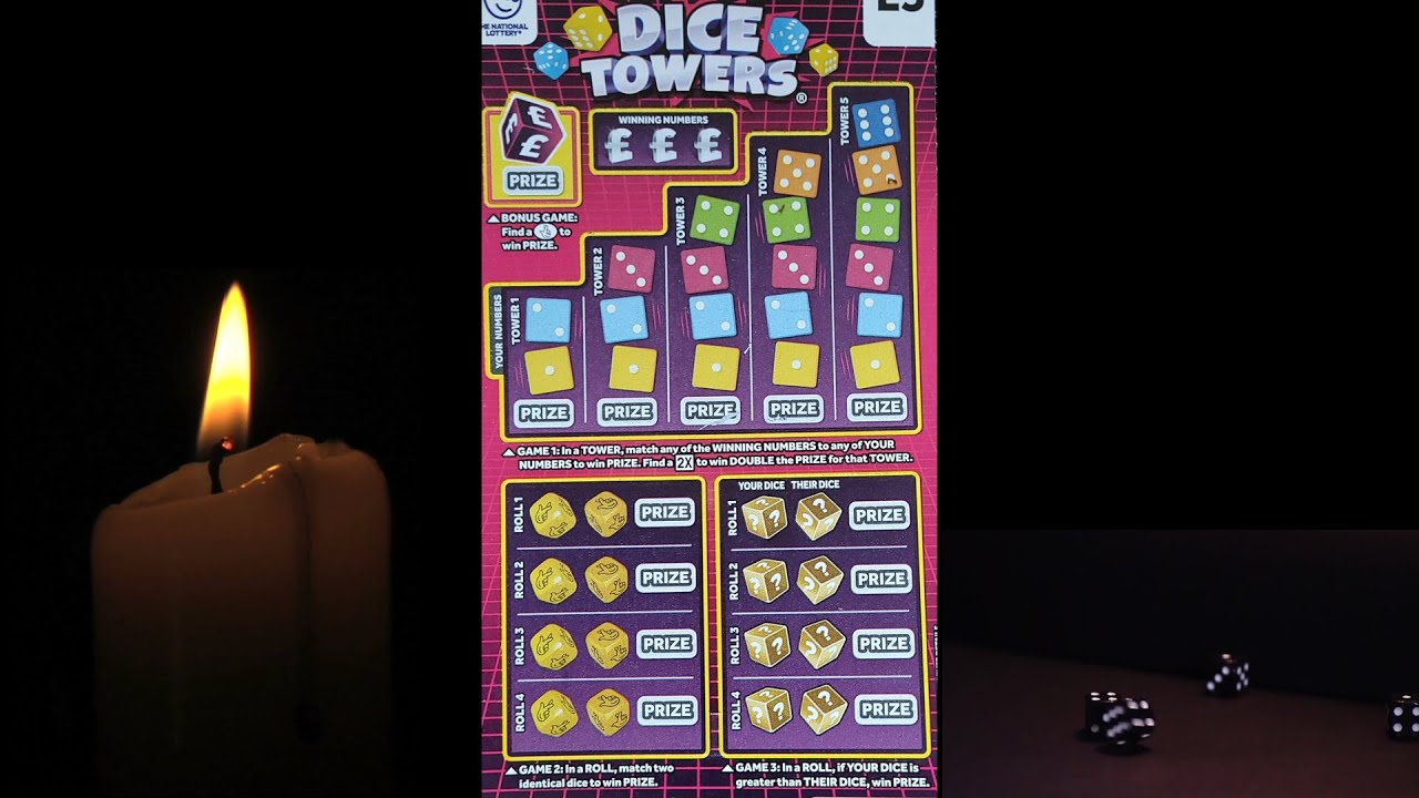 Scratchin' Dice Towers 7 - £1 MILLION Scratch Card #scratch #scratching ...