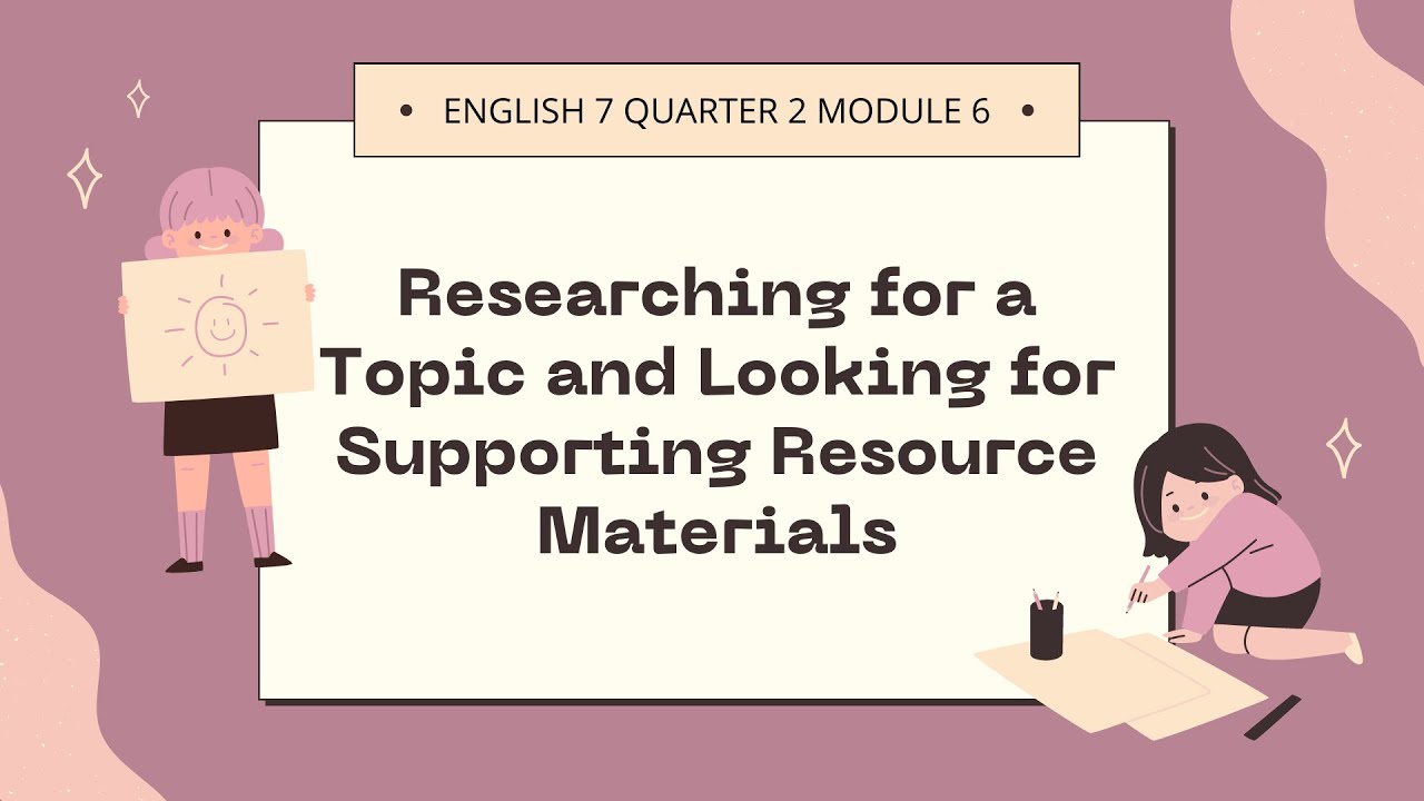 ENGLISH 7 QUARTER 2 MODULE 6 - YouTube