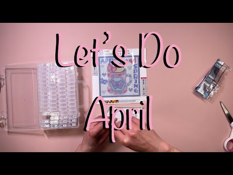 Kitting Up Diamond Painting + Completion | April | Spring Is Here 🌷🌸🤗 - YouTube