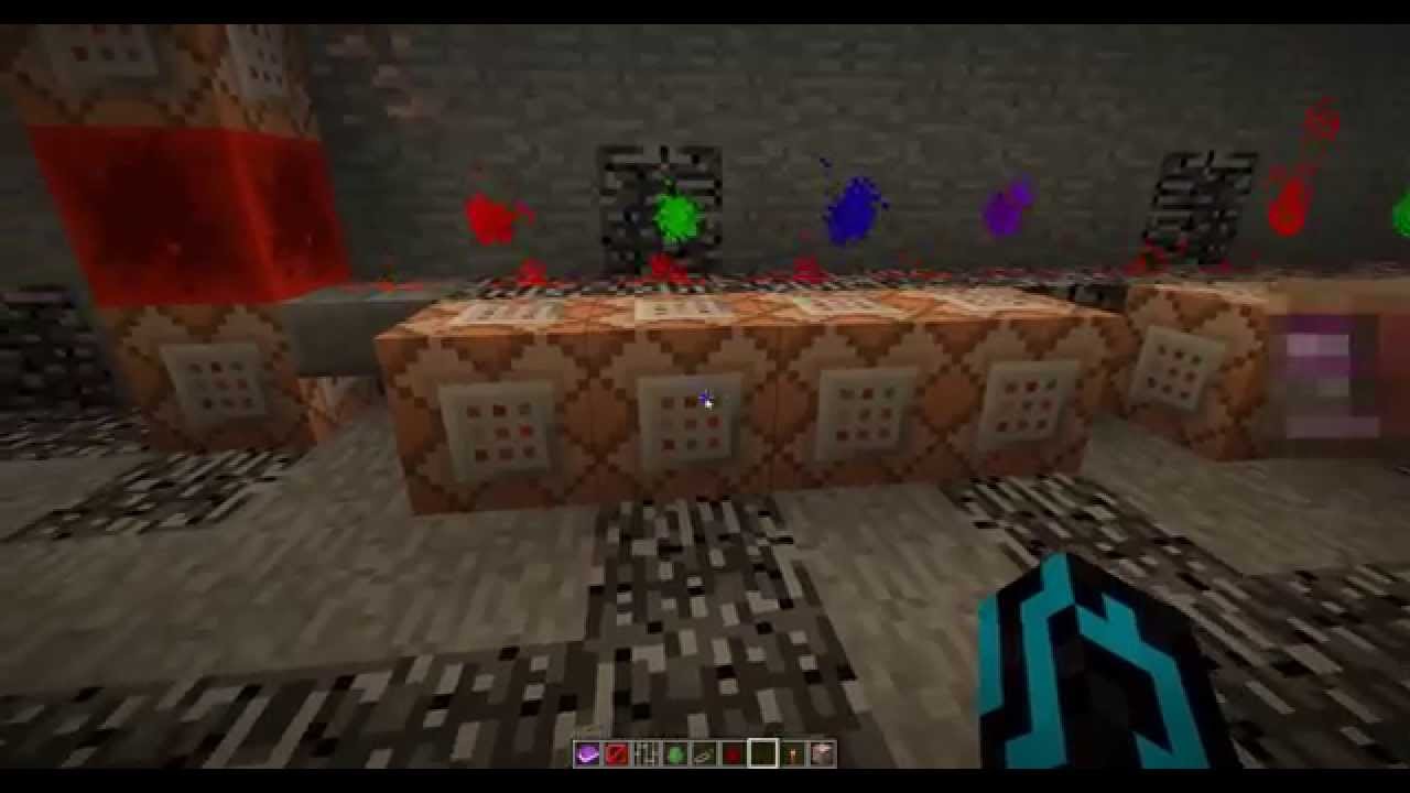 Minecraft - /particle set color ★ Minecraft 1.8.3 - YouTube