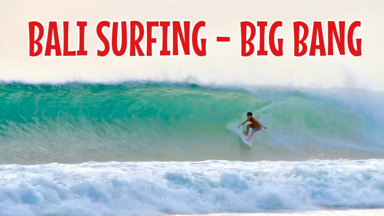 Bali Surfing legian beach - YouTube