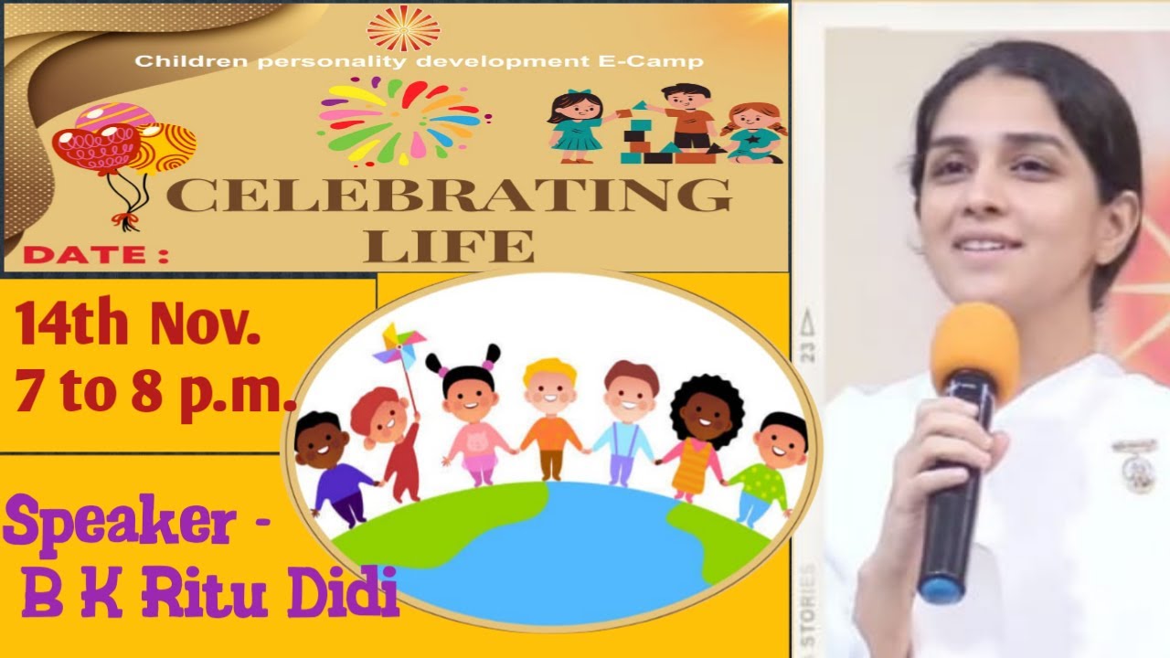 Celebrating Life/BK Ritu didi/ 14/11/23// 7 to 8 p.m. - YouTube