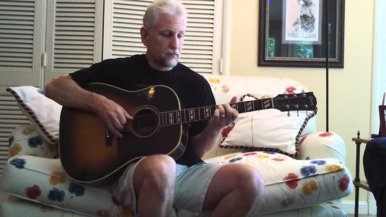 Bob Shuman 1953 Gibson SJ a few ditties - YouTube