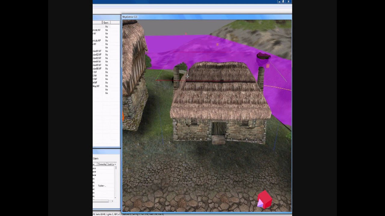 Oblivion Construction Set tutorial: How to make your own shop - YouTube