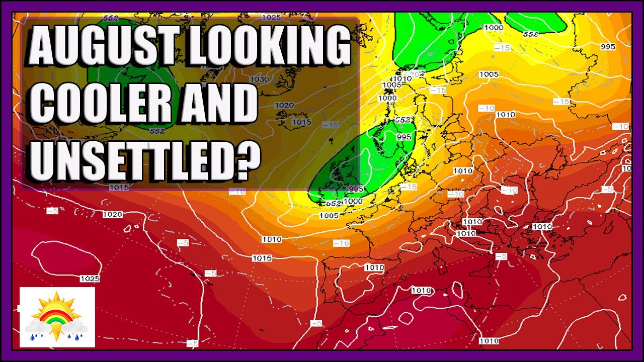 Ten Day Forecast: August Starting To Look Cooler And More Unsettled ...