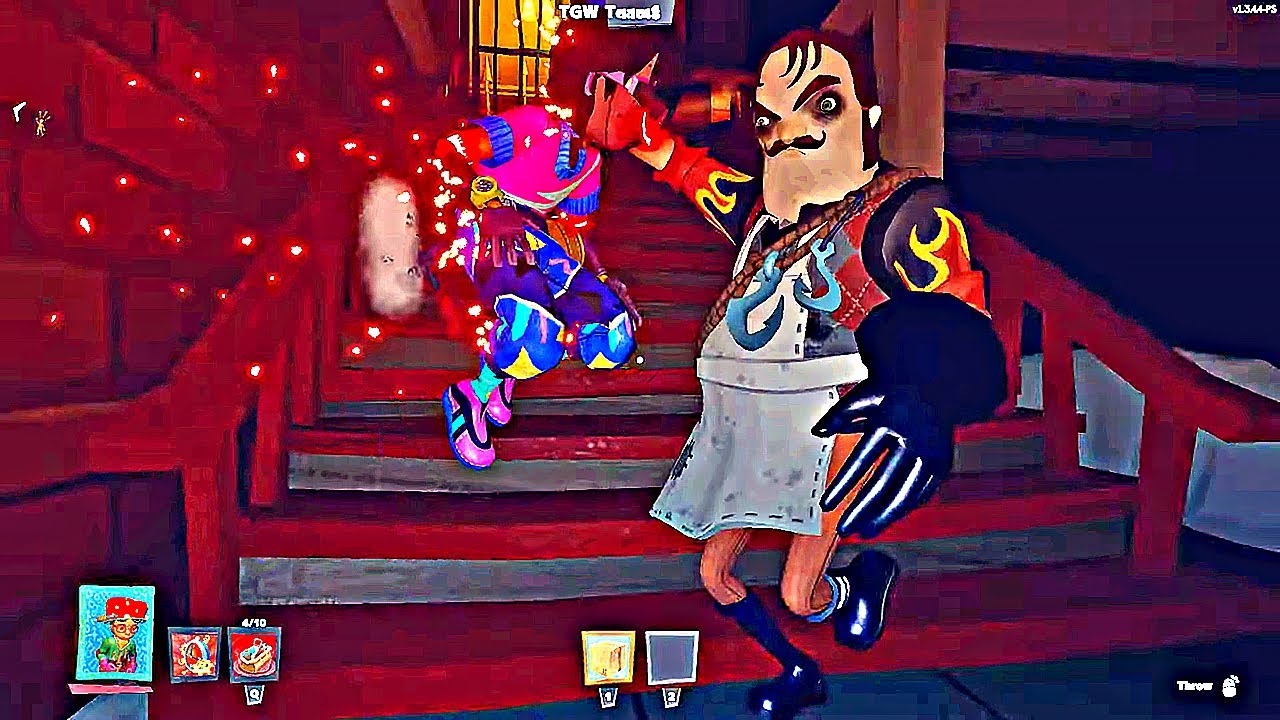Brutal Fights, Intense Chases & Scary Moments! Secret Neighbor ...