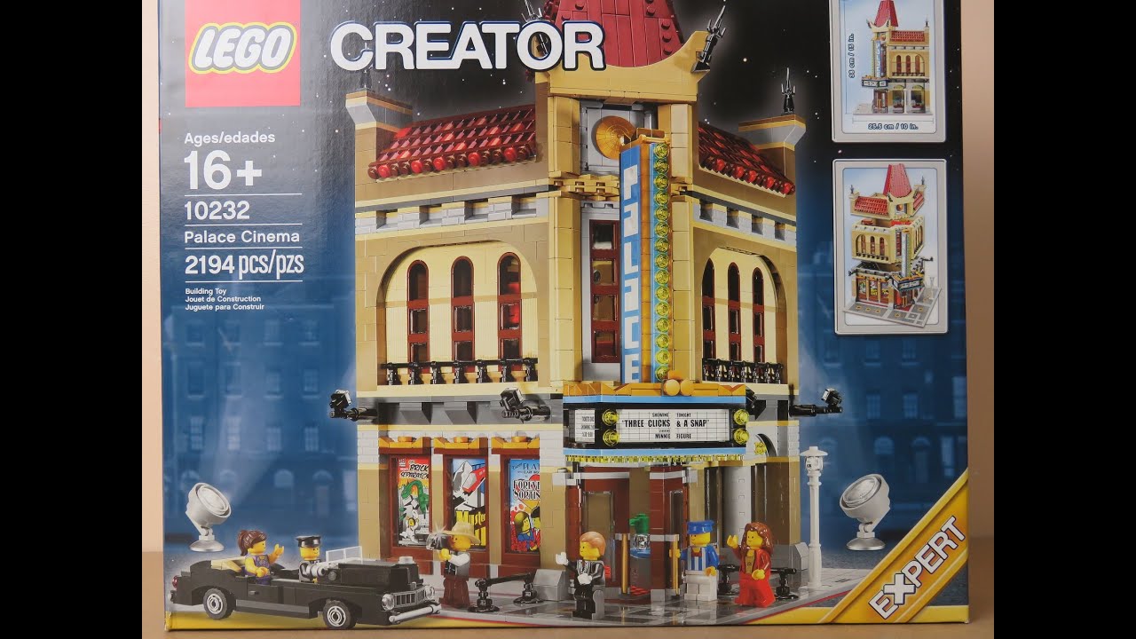 Speed build Lego 10232 Palace Cinema modular building expert creator ...