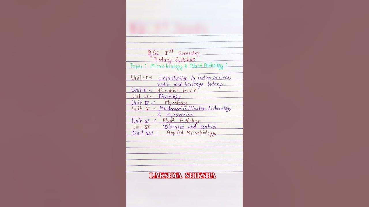 Bsc 1st Semester Botany Syllabus Bsc 1st Year 1st Semester Botany bsc-1st-semester-botany-syllabus-bsc-1st-year-1st-semester-botany
