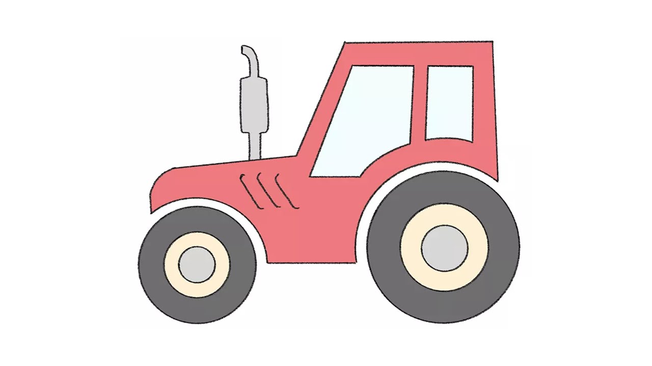 How to Draw a Tractor? | Come & Draw With Me @drawtok_kids - YouTube