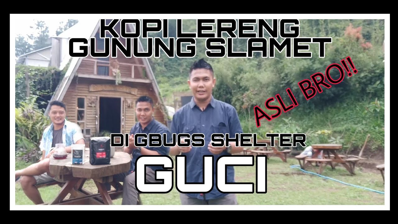 ADA KOPI GUCI ASLI DI GBUGSSHELTER CAFE KAWASAN OBYEK WISATA GUCI - YouTube