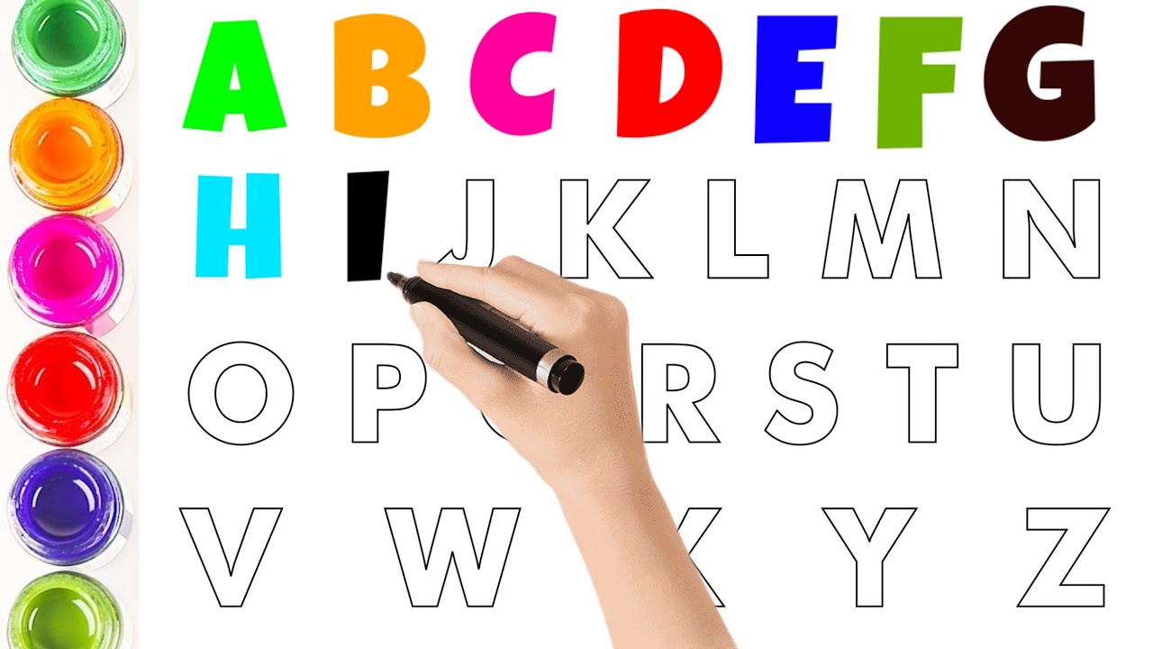 Let's trace & write uppercase ABCD for preschool toddlers and kids ...