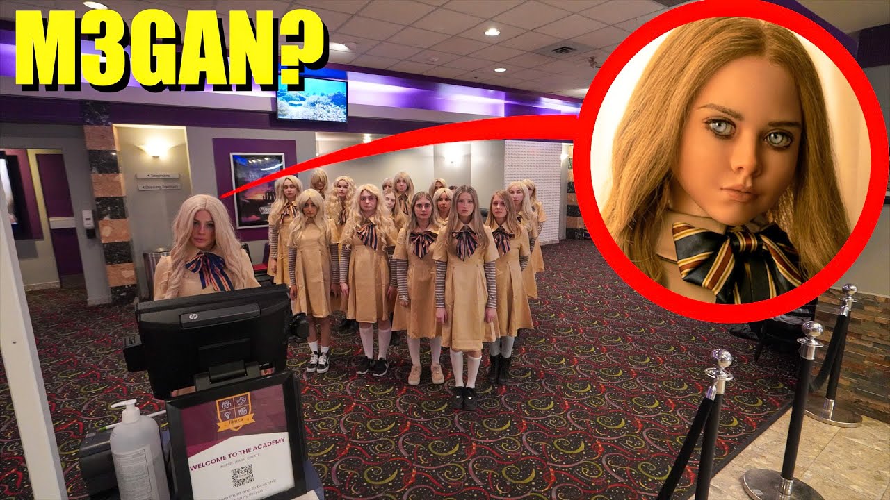 If You Ever See M3gan Doll Inside The Movie Theatres Run M3gan Doll
