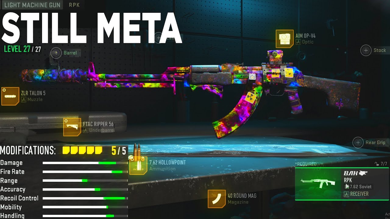 #1 RPK Build AFTER Nerf in MW2 😍 (Best RPK Build &Tuning) - YouTube