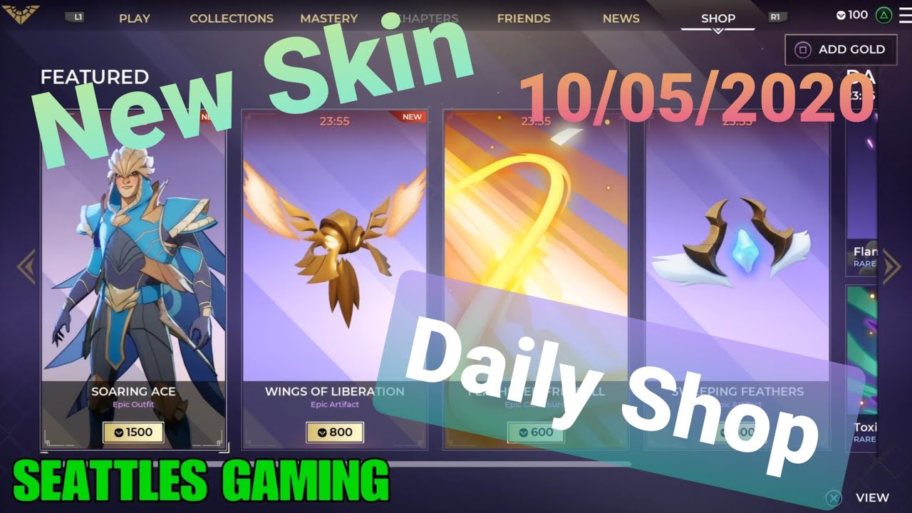 SPELLBREAK "NEW SKIN" Daily Shop 10/05/2020, SEATTLES GAMING - YouTube