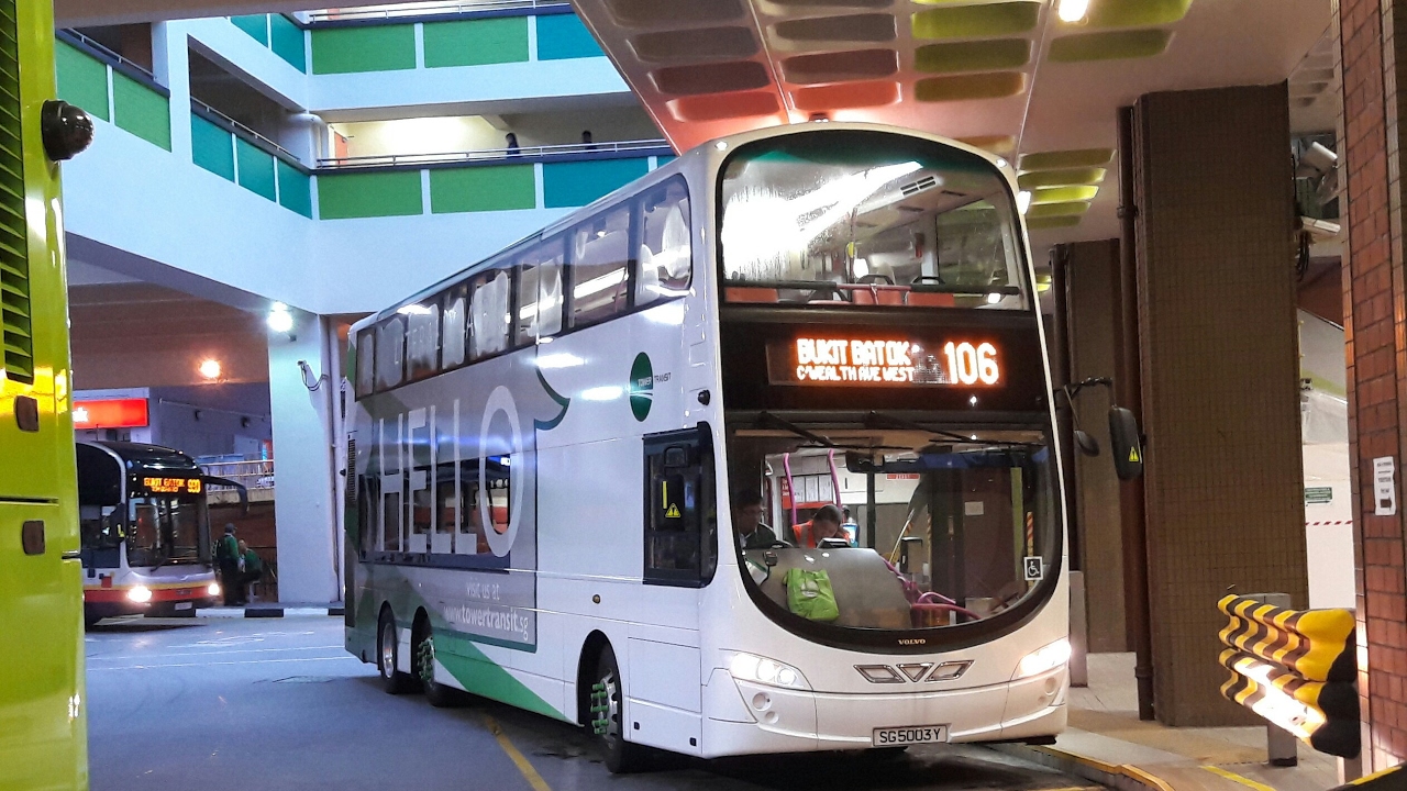 Tower Transit Bus Service 106, SMB3515Y (Hyperlapse) - YouTube