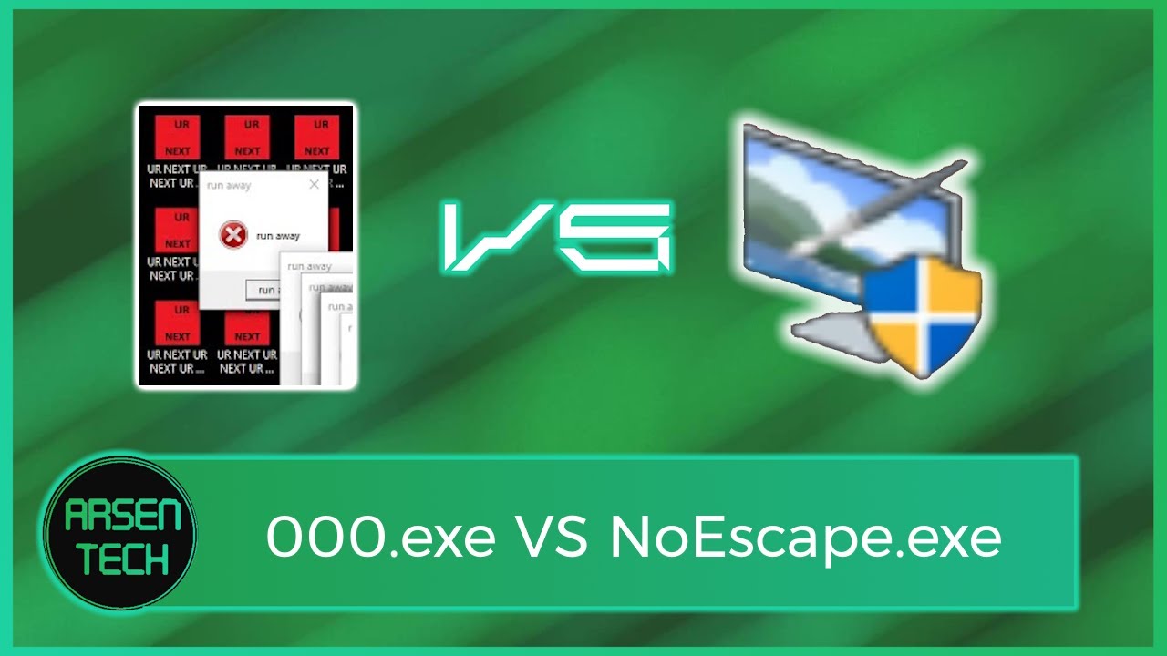 000.exe VS NoEscape.exe | The Malware Battle - YouTube