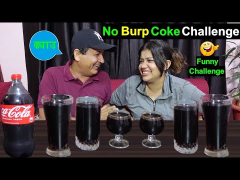 NO BURP COKE CHALLENGE ll Try Not To Burp Challenge @StutiPoudel - YouTube