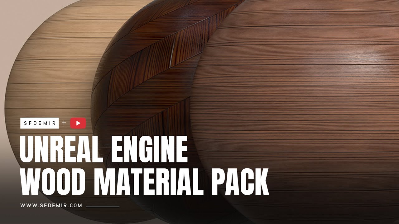 Wood Material Pack Vol 01 Video Showcase - YouTube