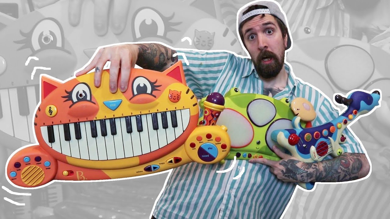 Making Music But I Can Only Use $20 Animal Toy Instruments - YouTube