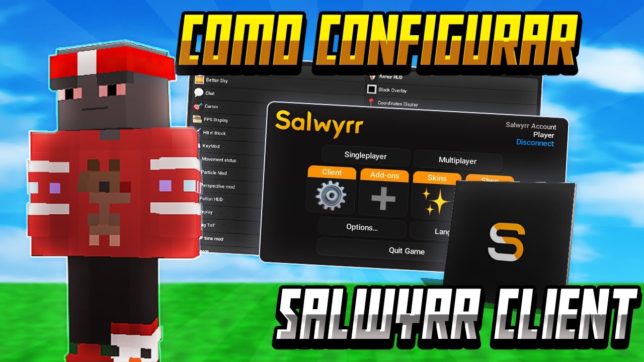 👉 COMO CONFIGURAR SALWYRR CLIENT para SUBIR TUS FPS en MINECRAFT 2021 ...