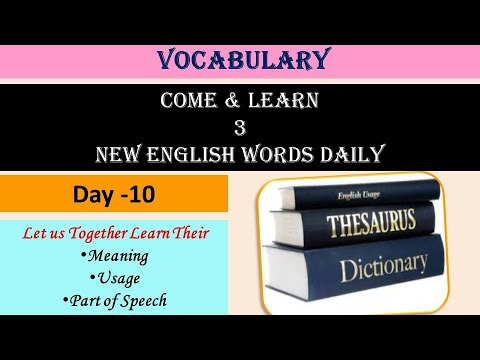 Learn new english words daily /Advanced english words/ Improve Your ...