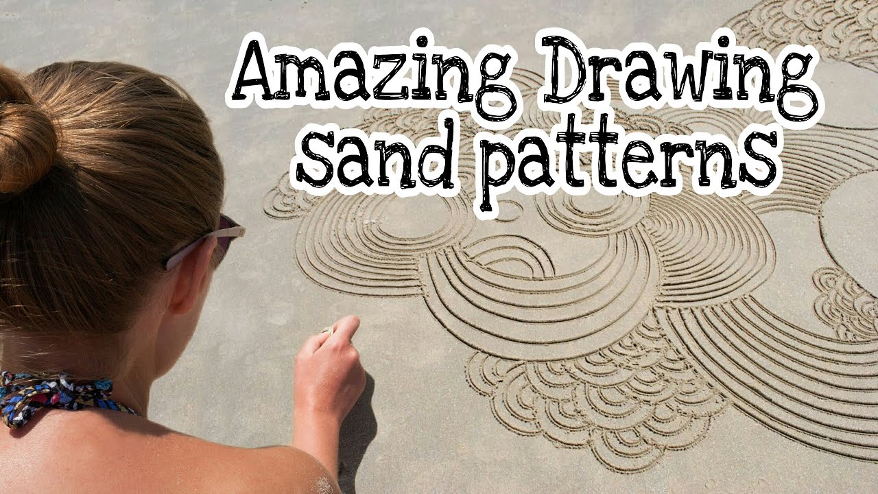 Sand patterns | Amazing Drawing | top 10 drawing | sand | Art | How to ...