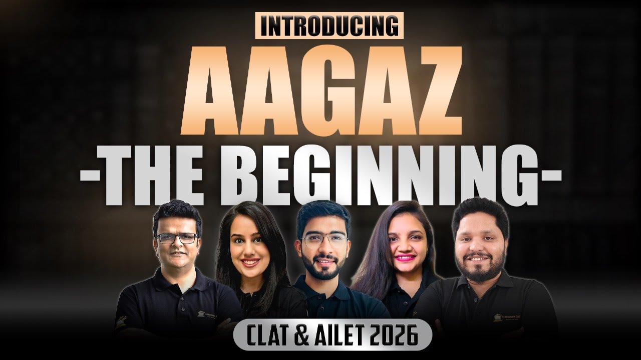 CLAT 2026 New Batch Introduction I AAGAZ - The Beginning I Keshav ...