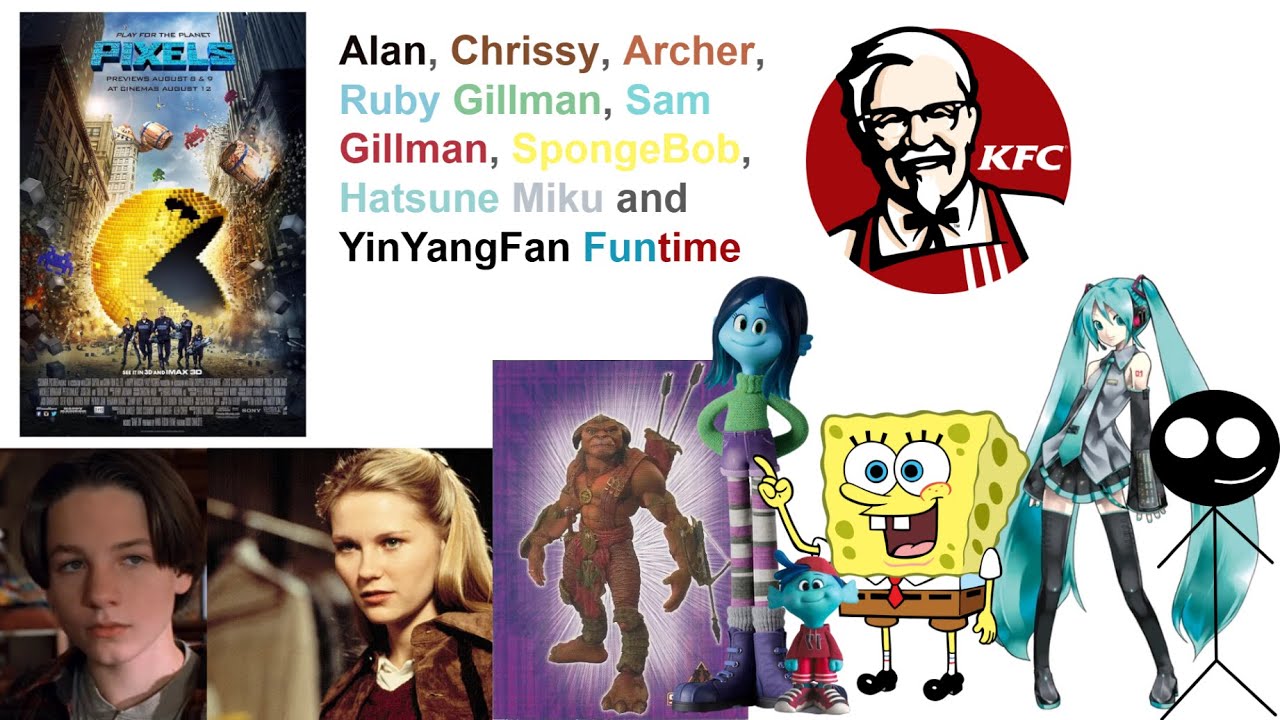 Alan, Chrissy, Archer, Ruby Gillman, Sam Gillman, SpongeBob, Hatsune ...