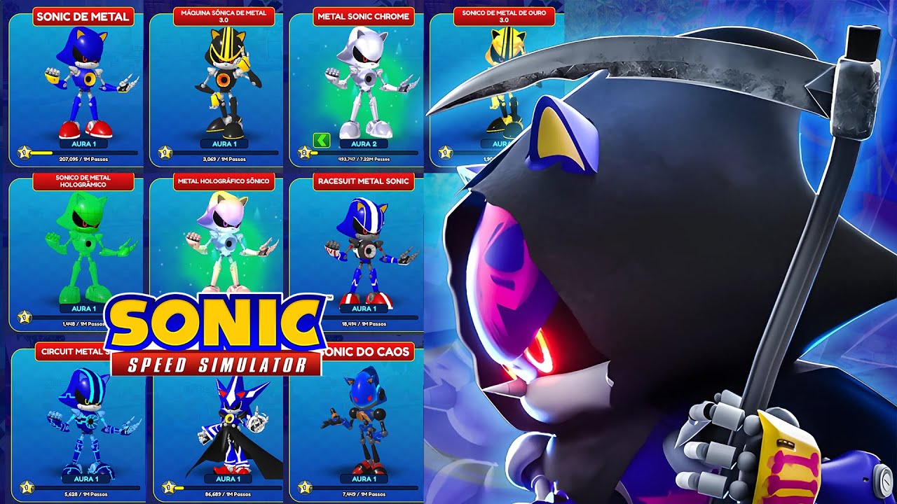 ALL METAL SONIC SKINS - SONIC SPEED - YouTube