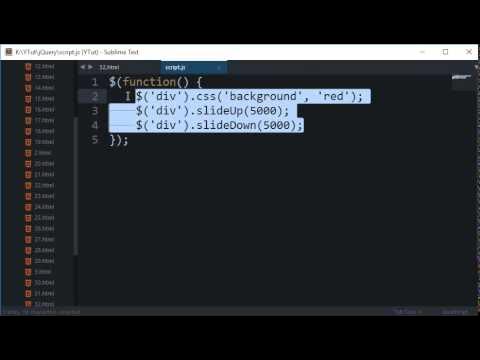 jQuery Tutorial 32: Chaining In jQuery - YouTube