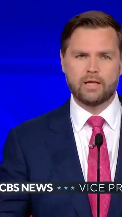 JD Vance fact checking the fact checkers on CBS - VP Debate 10/1/2024 #leadership #election2024 ...