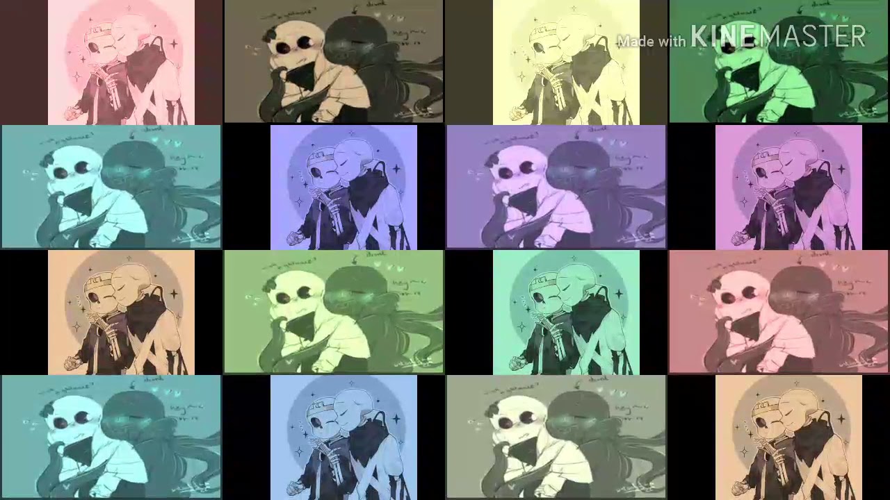 Cross sans x Nightmare sans - YouTube