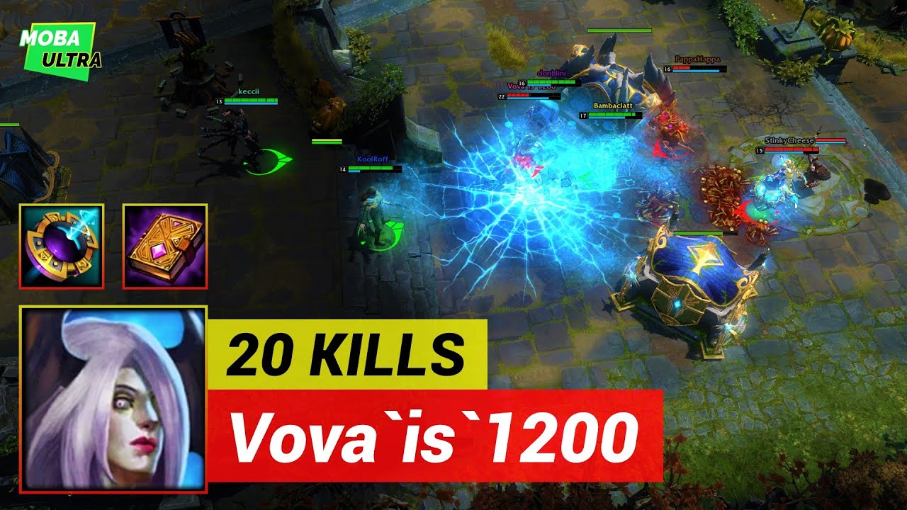 HoN Dampeer PORTAL KEY with GRIMOIRE OF POWER - MVP - YouTube